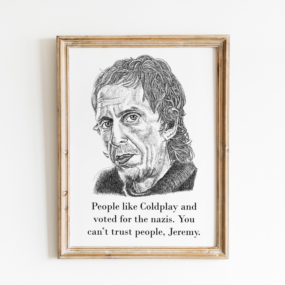 Super Hans, Peep Show, Matt King Portrait Wall Art Print, Unframed - Etsy