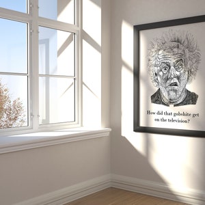 Father Jack Hackett Father Ted Wall Art Print, Unframed - Etsy
