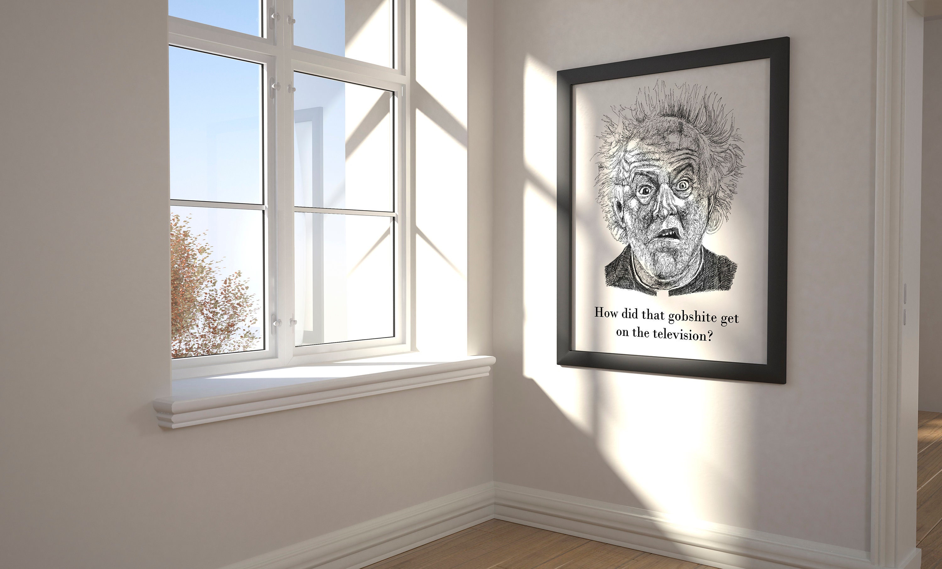 Father Jack Hackett Father Ted Wall Art Print, Unframed - Etsy