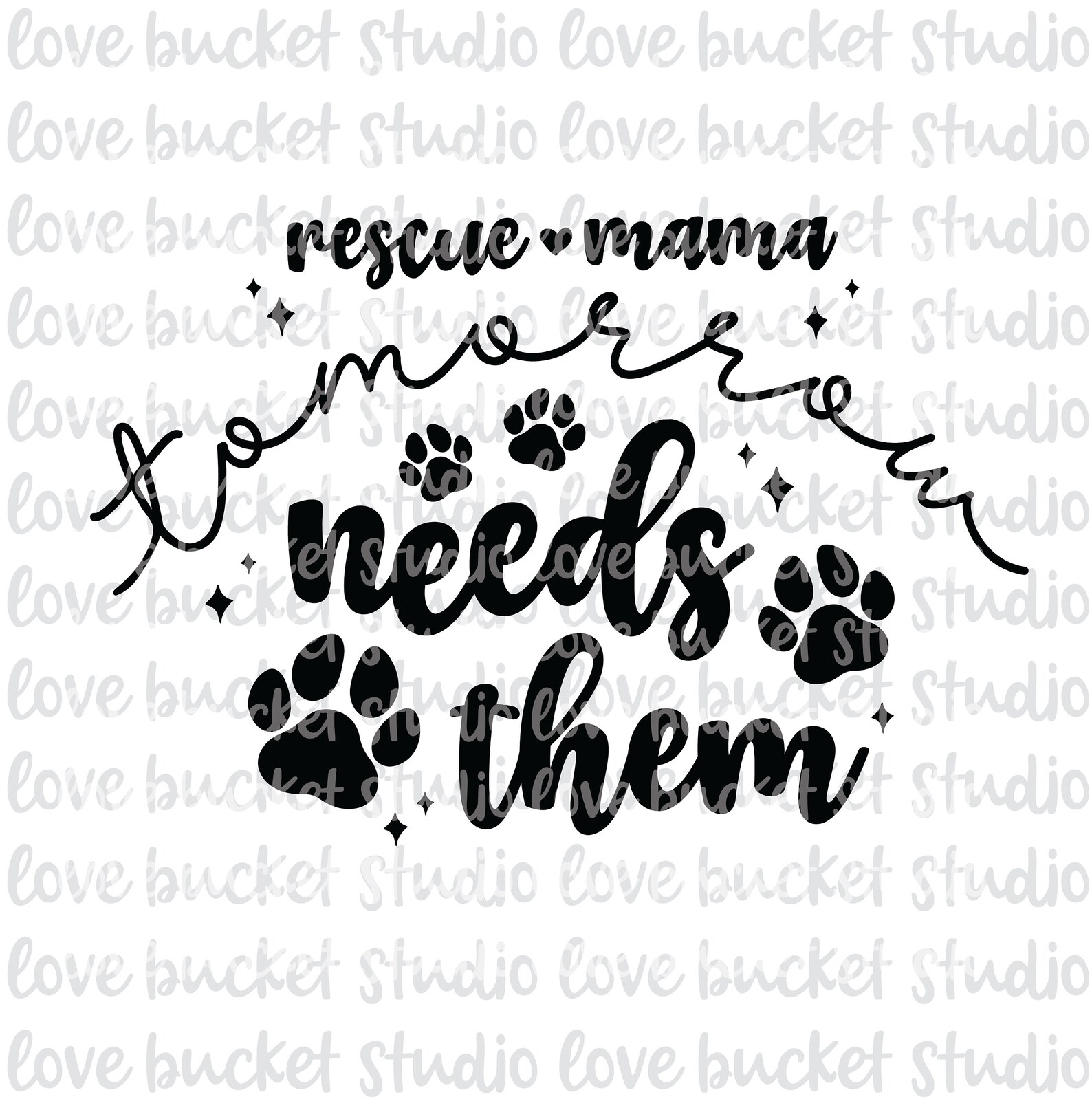 Dog Rescue Svg, Rescue Mama Png, Paw Print Svg, Fur Mama Gifts,rescue ...