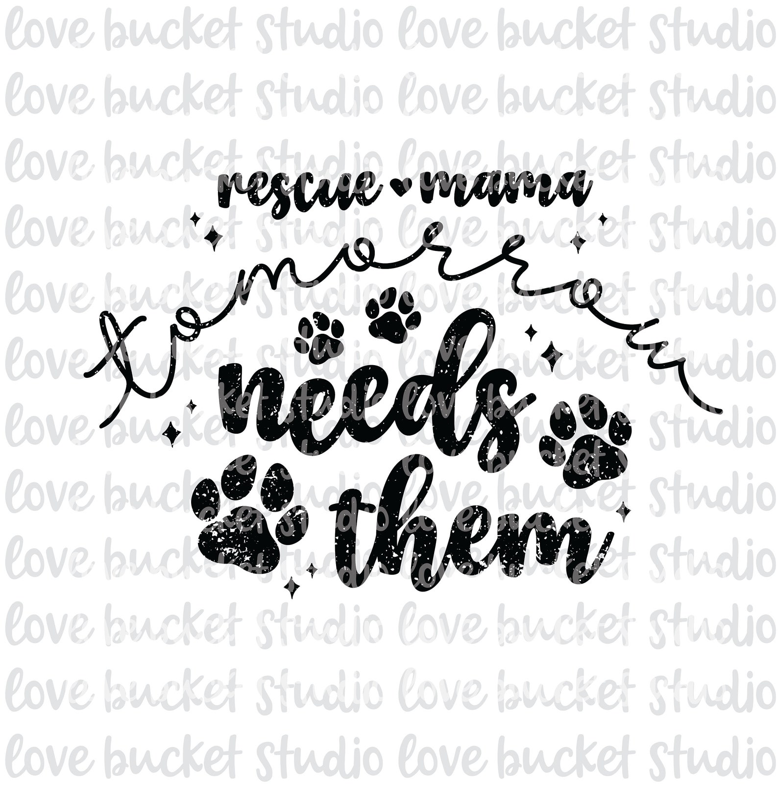 Dog Rescue Svg, Rescue Mama Png, Paw Print Svg, Fur Mama Gifts,rescue ...