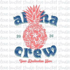 Aloha Crew PNG, Kreuzfahrt-Svg, Hawaii-Svg, Hibiskusblüten-Svg, Aloha ...