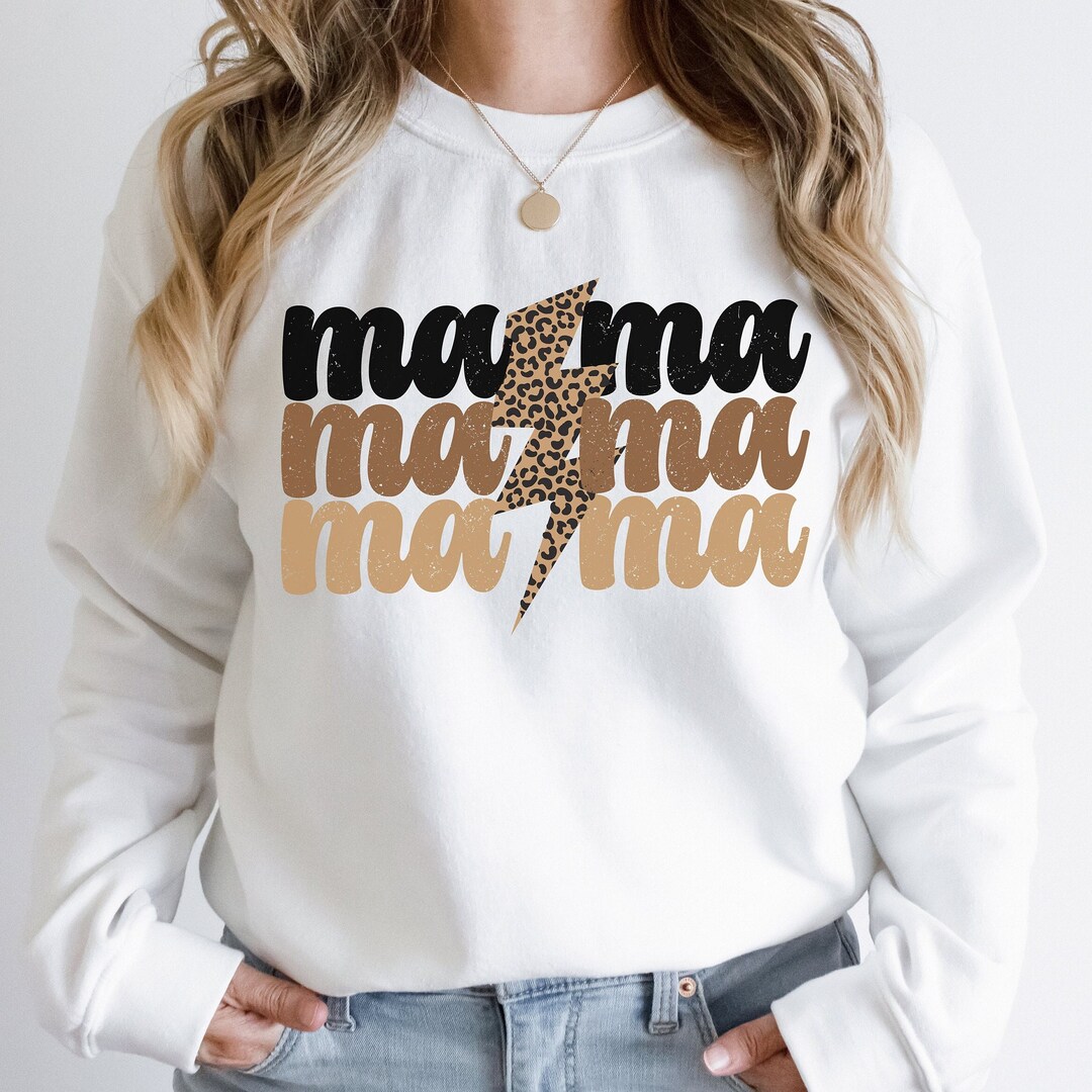 Rocker Mama Svg, Mama Stacked Png,lightning Bolt Mama Svg,mama Svg ...