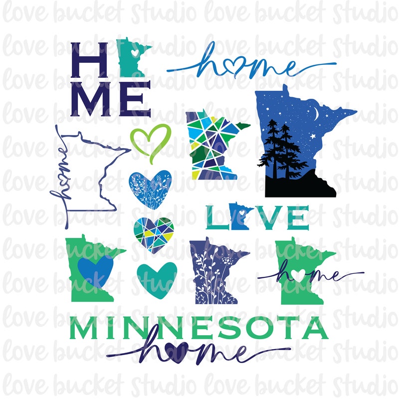 Minnesota State Svg - Etsy