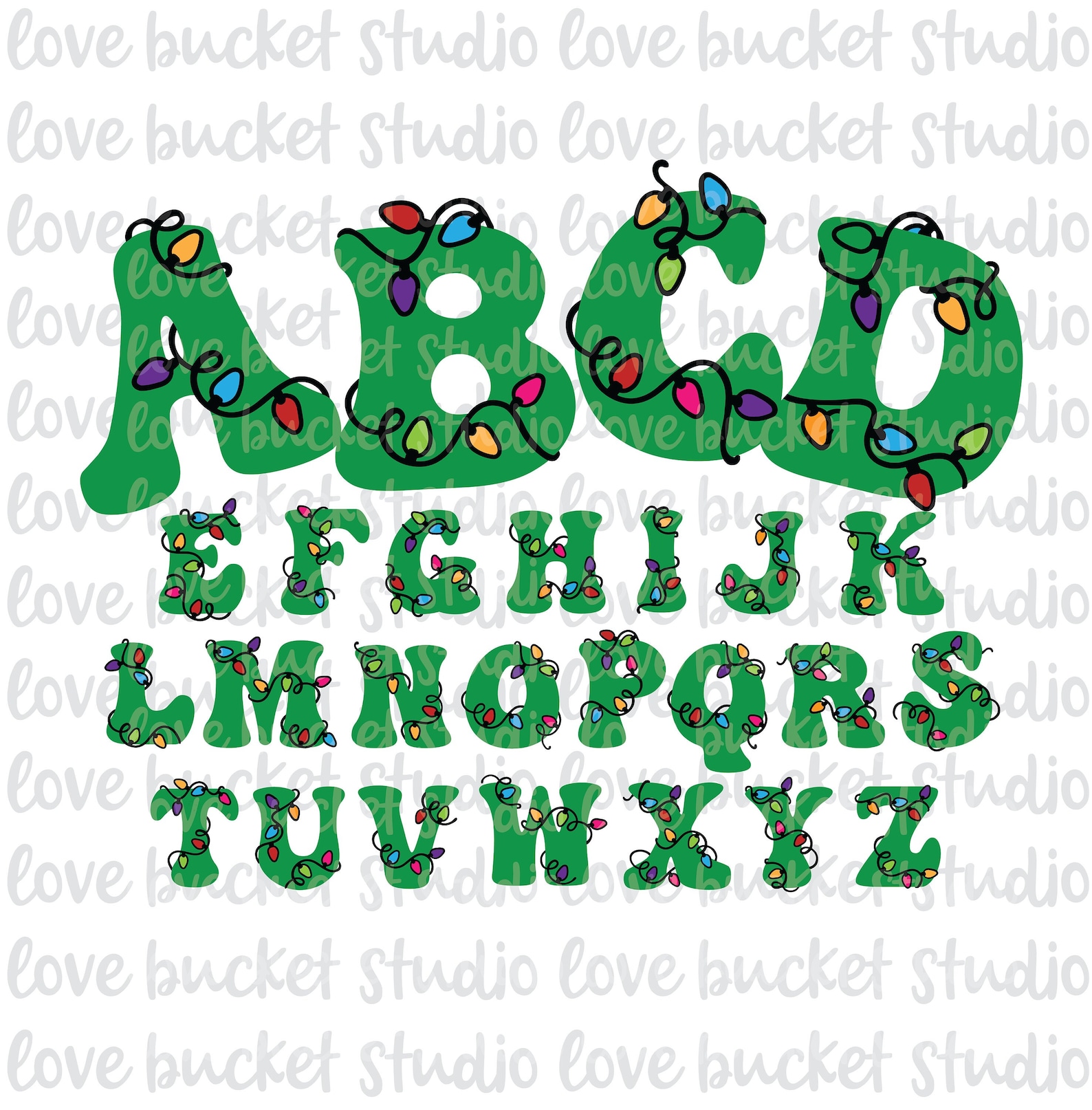 Christmas Lights Font Png,xmas Lights Font,christmas String Lights Font ...