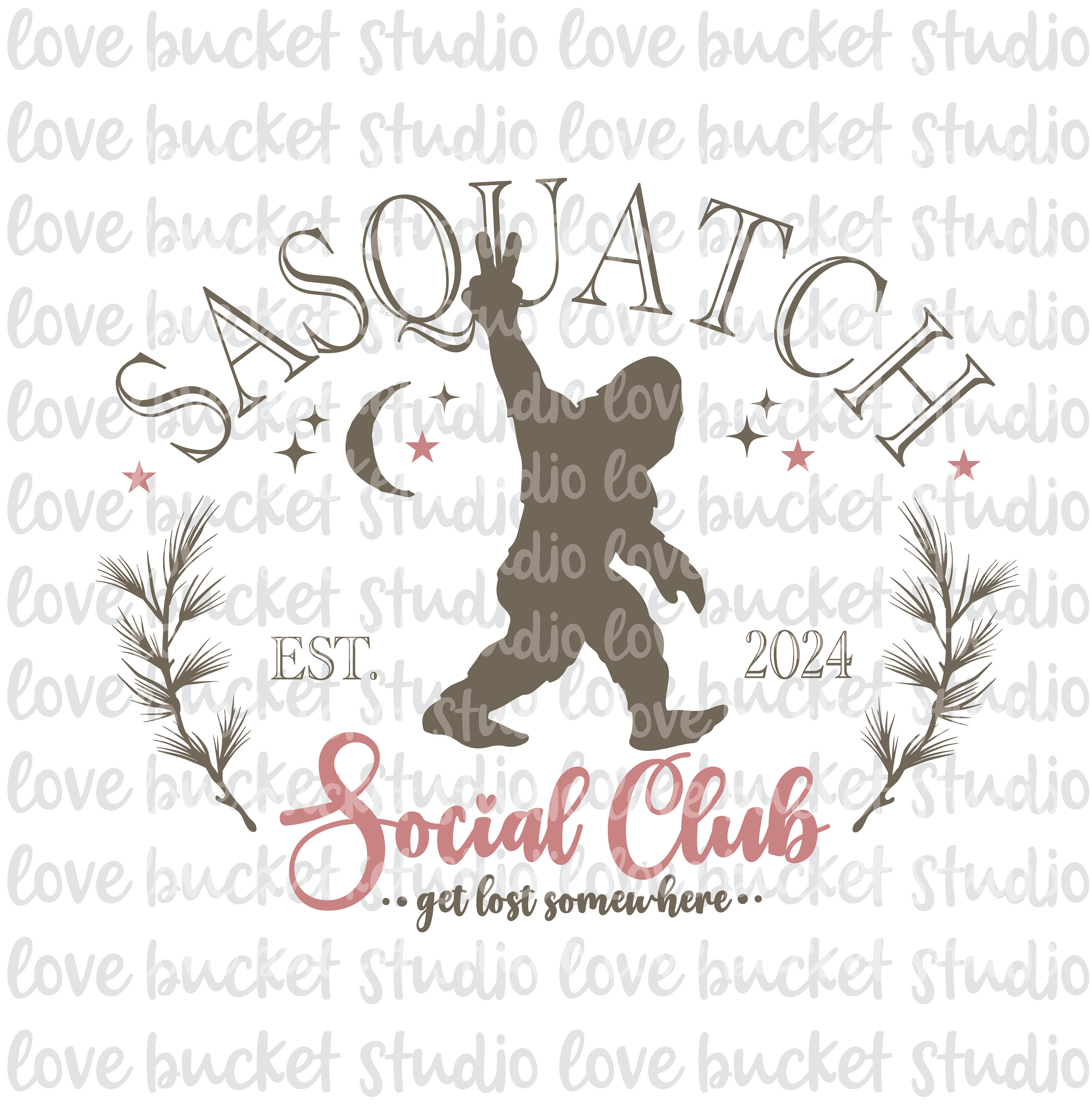 Sasquatch Social Club Svg,camping Png,camp Life, Campfire Sublimation ...