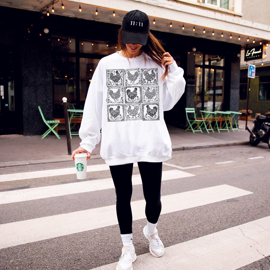 Chickens and Wildflowers Art Blocks Svg, Chicken Svg, Chicken Lady Png ...