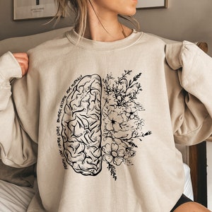 Brain Anatomy Tshirt, Funny Nurse Sweatshirt, Womens Nursing School ...