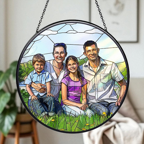 Custom Photo Sun Catcher - Etsy