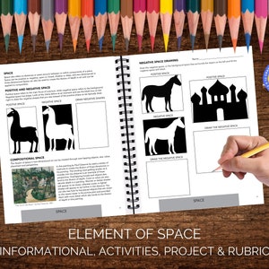 Elements of Art Worksheets, Elements of Color, Value, Shape, Space ...