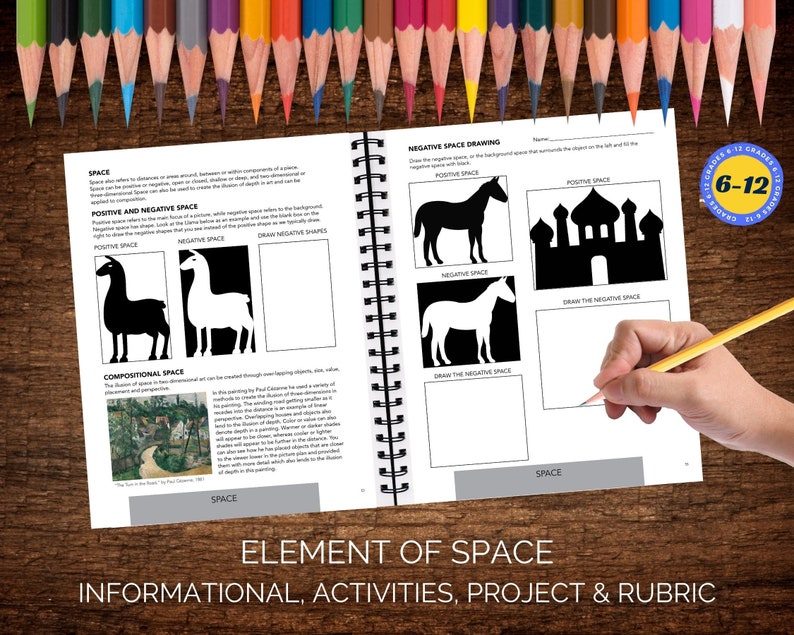 Elements of Art Worksheets, Elements of Color, Value, Shape, Space ...