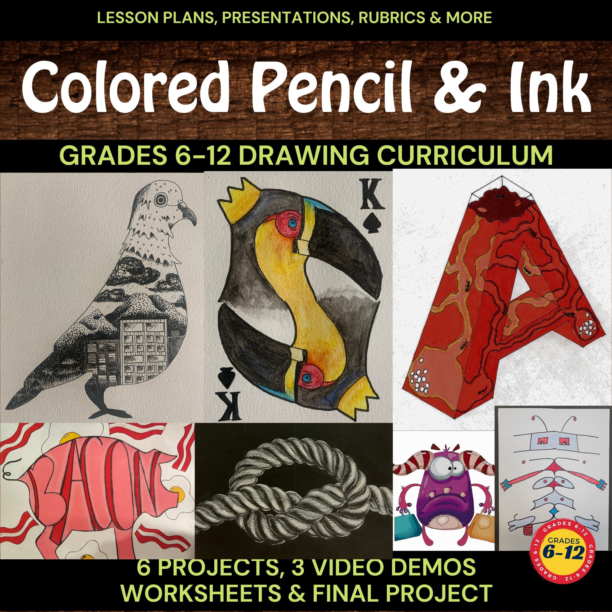 Introduction to Drawing for Middle School Art, Drawing for High School ...