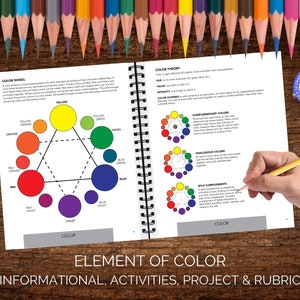 Elements of Art Worksheets, Elements of Color, Value, Shape, Space ...