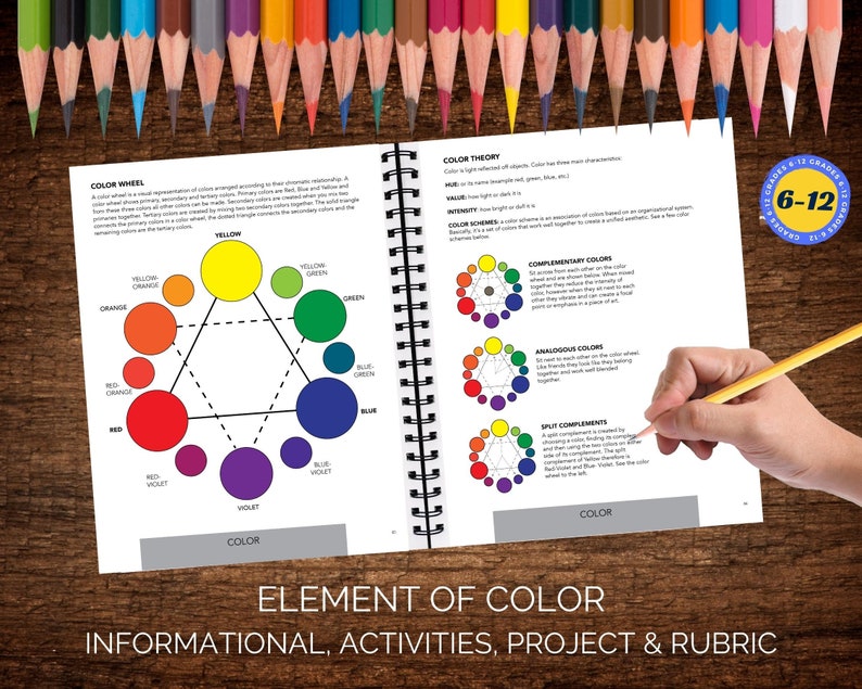 Elements of Art Worksheets, Elements of Color, Value, Shape, Space ...