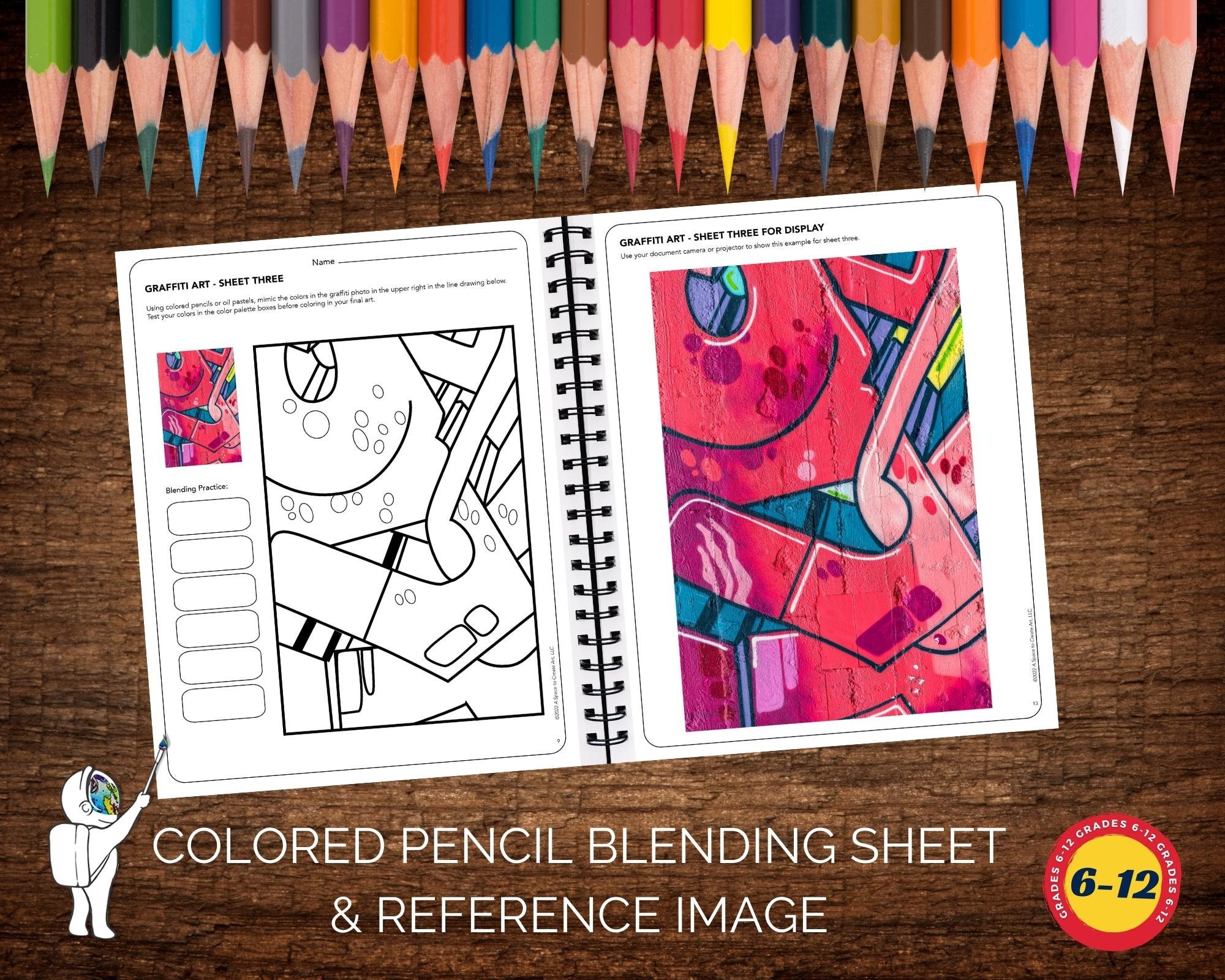 Drawing Workbook, How-to Draw Graffiti Workbook, Homeschool Art Lesson ...