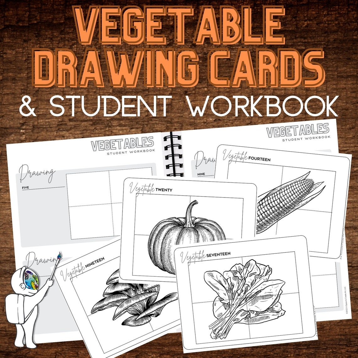 Semester of Drawing Task Cards & 3 Student Sketchbooks, Middle, High ...