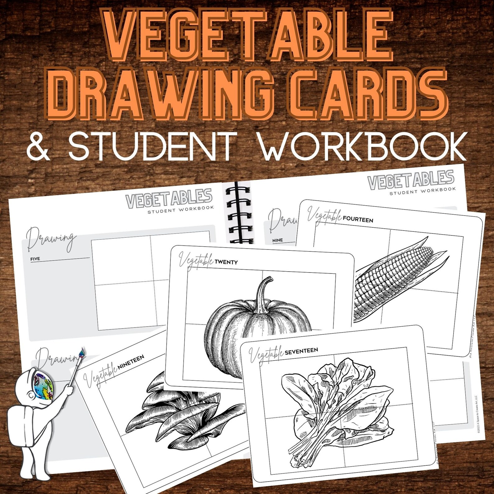 Semester of Drawing Task Cards & 3 Student Sketchbooks, Middle, High ...
