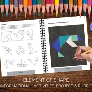 Elements of Art Worksheets, Elements of Color, Value, Shape, Space ...