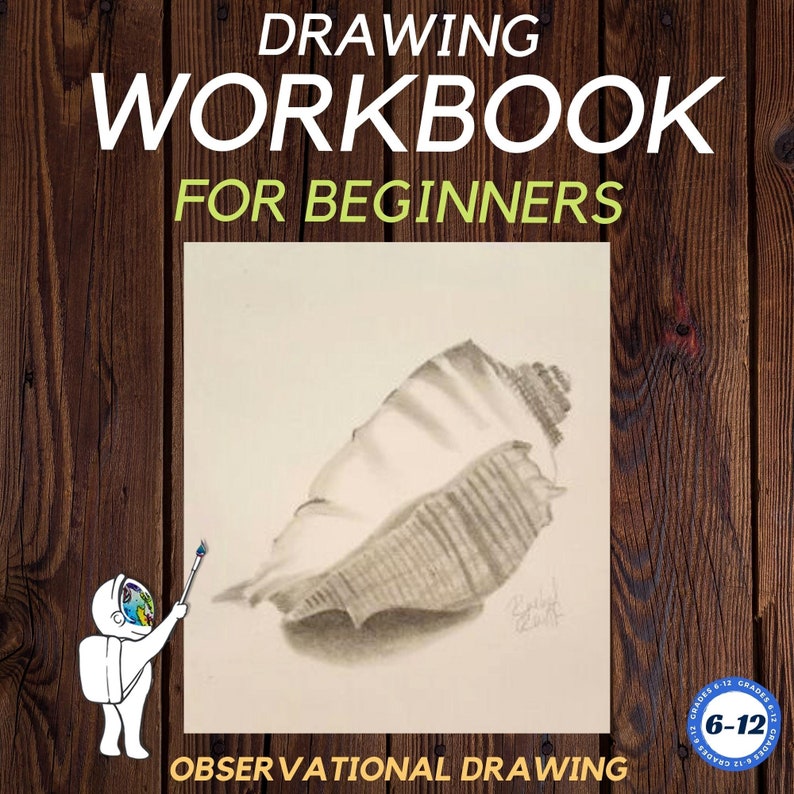 Drawing Workbook for Beginners, Middle School Drawing Workbook for ...