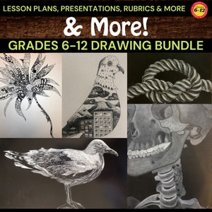 21 Middle School Art Lessons Bundle; High School Art Lesson Bundle ...