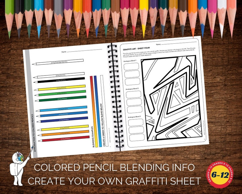 Drawing Workbook, How-to Draw Graffiti Workbook, Homeschool Art Lesson ...