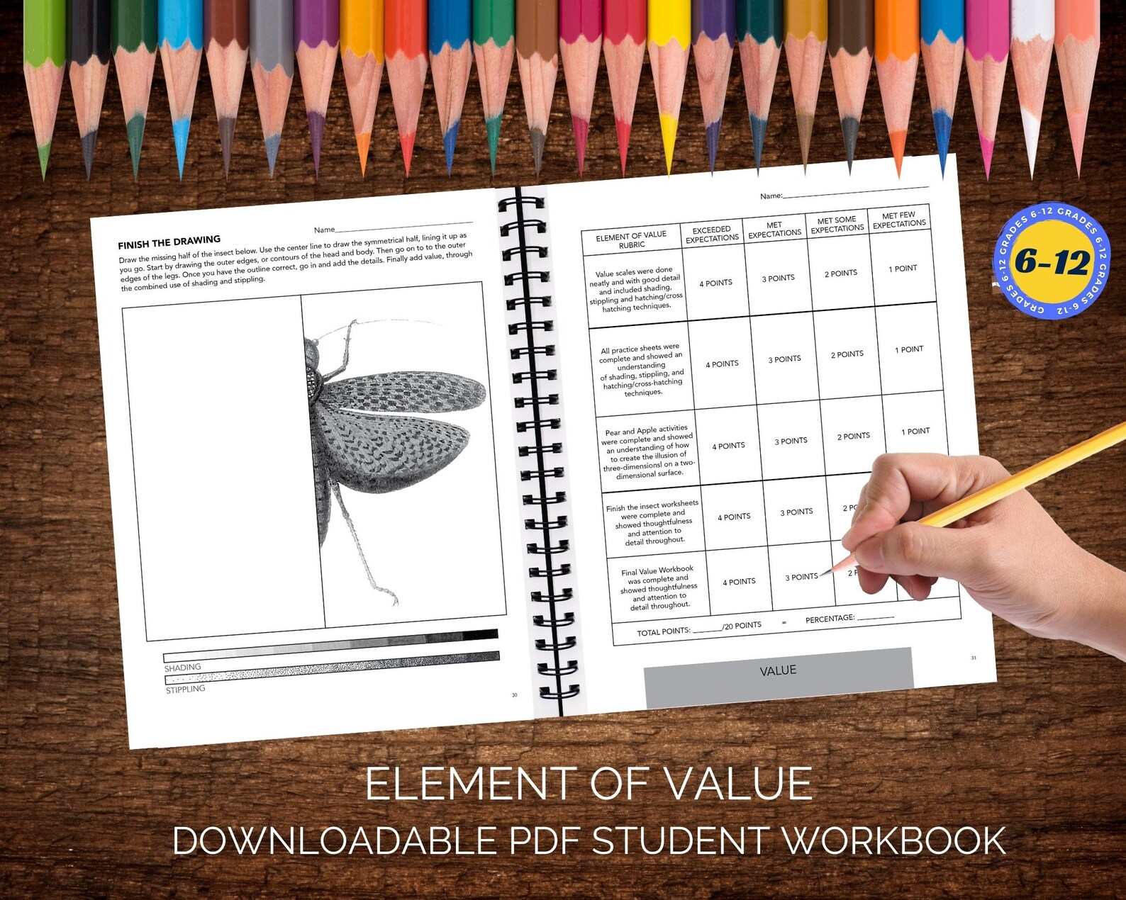 Elements of Art Worksheets, Elements of Color, Value, Shape, Space ...