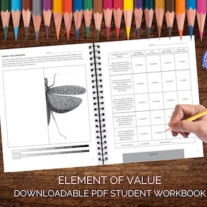 Elements of Art Worksheets, Elements of Color, Value, Shape, Space ...