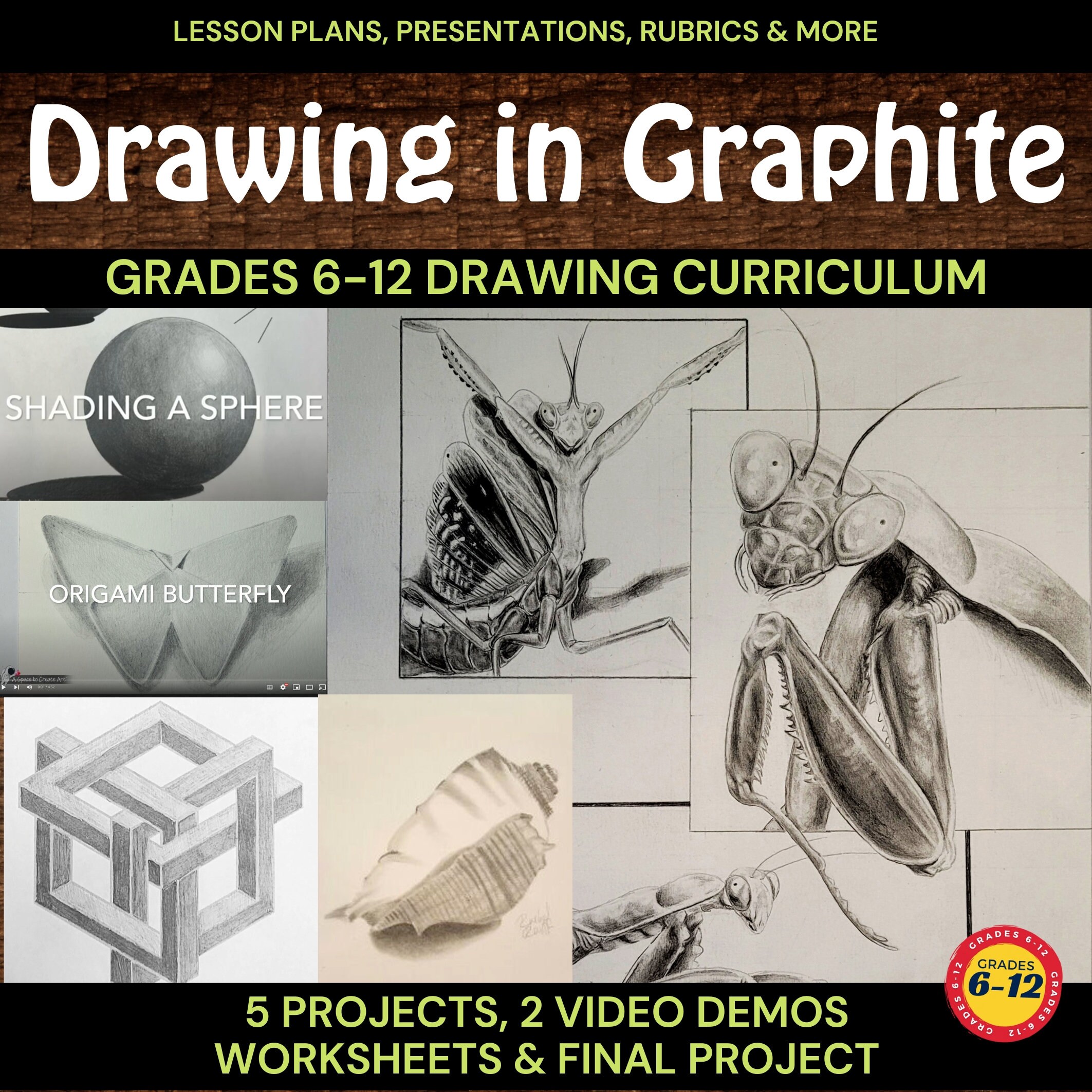 Introduction to Drawing for Middle School Art, Drawing for High School ...