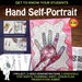 Zendoodle Hand Self Portraits Art & ELA Lesson Back to School Activity ...