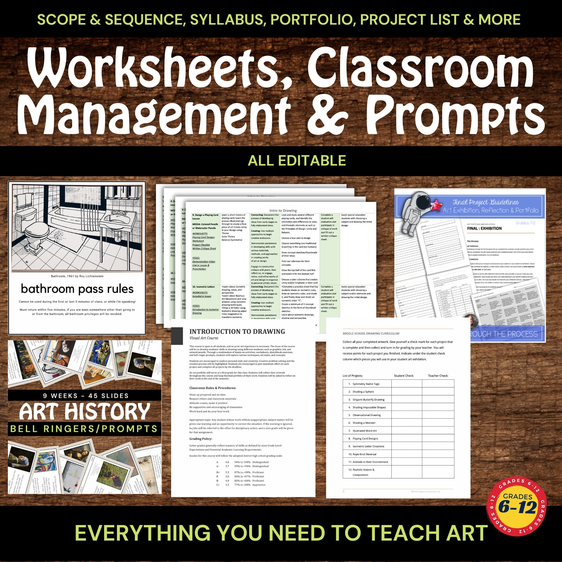 Introduction to Drawing for Middle School Art, Drawing for High School ...