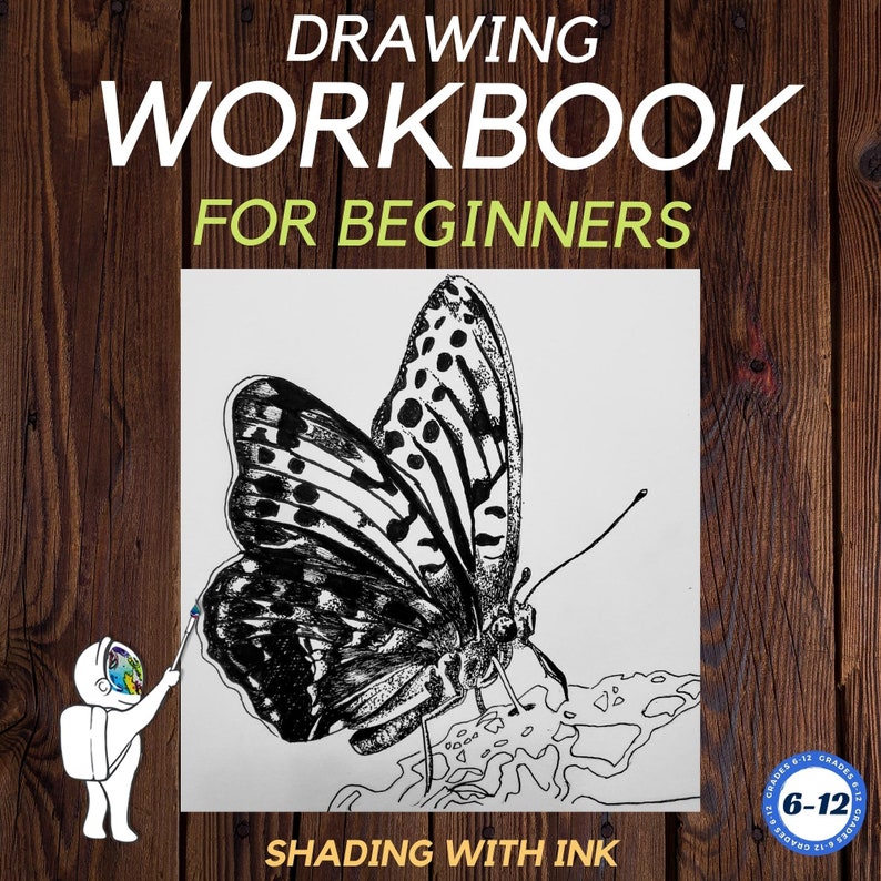 Drawing Workbook for Beginners, Middle School Drawing Workbook for ...