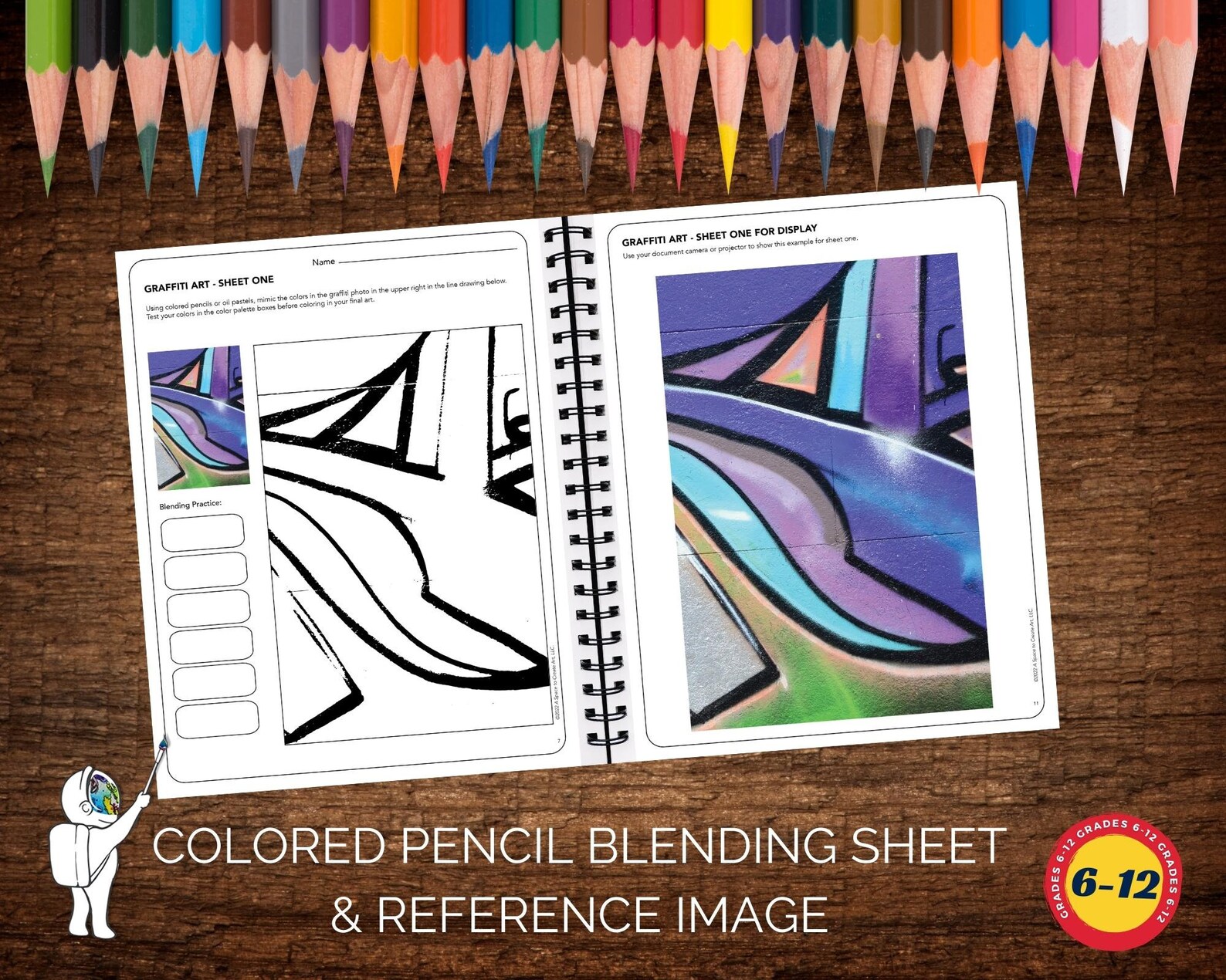 Drawing Workbook, How-to Draw Graffiti Workbook, Homeschool Art Lesson ...