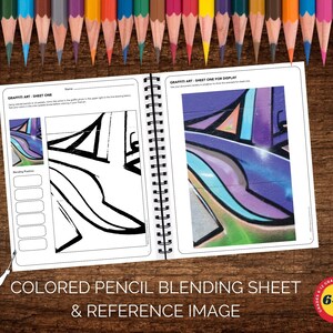 Drawing Workbook, How-to Draw Graffiti Workbook, Homeschool Art Lesson ...