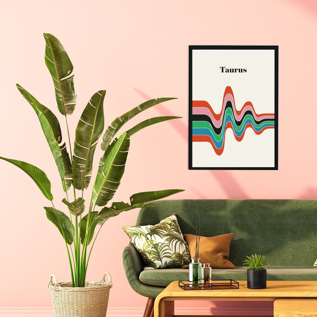 Taureau Zodiac Star Sign Giclée Art Print // Wall Art // Indie - Etsy ...