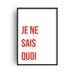 Je Ne Sais Quoi Giclée Retro Art Print// Indie Art // A4 A3 A2 - Etsy