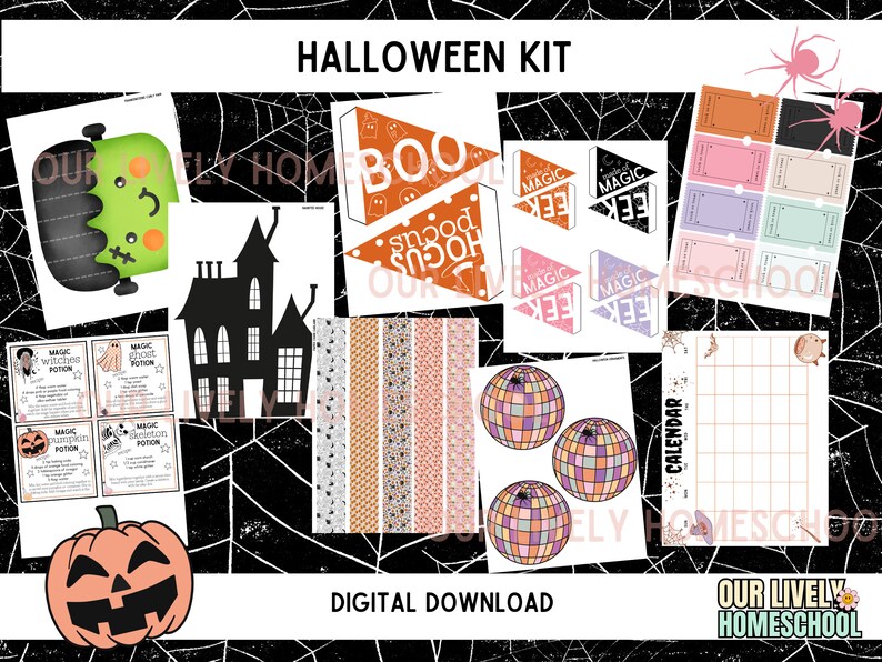Halloween Activity Bundle/ Halloween Party Games Digital Download ...