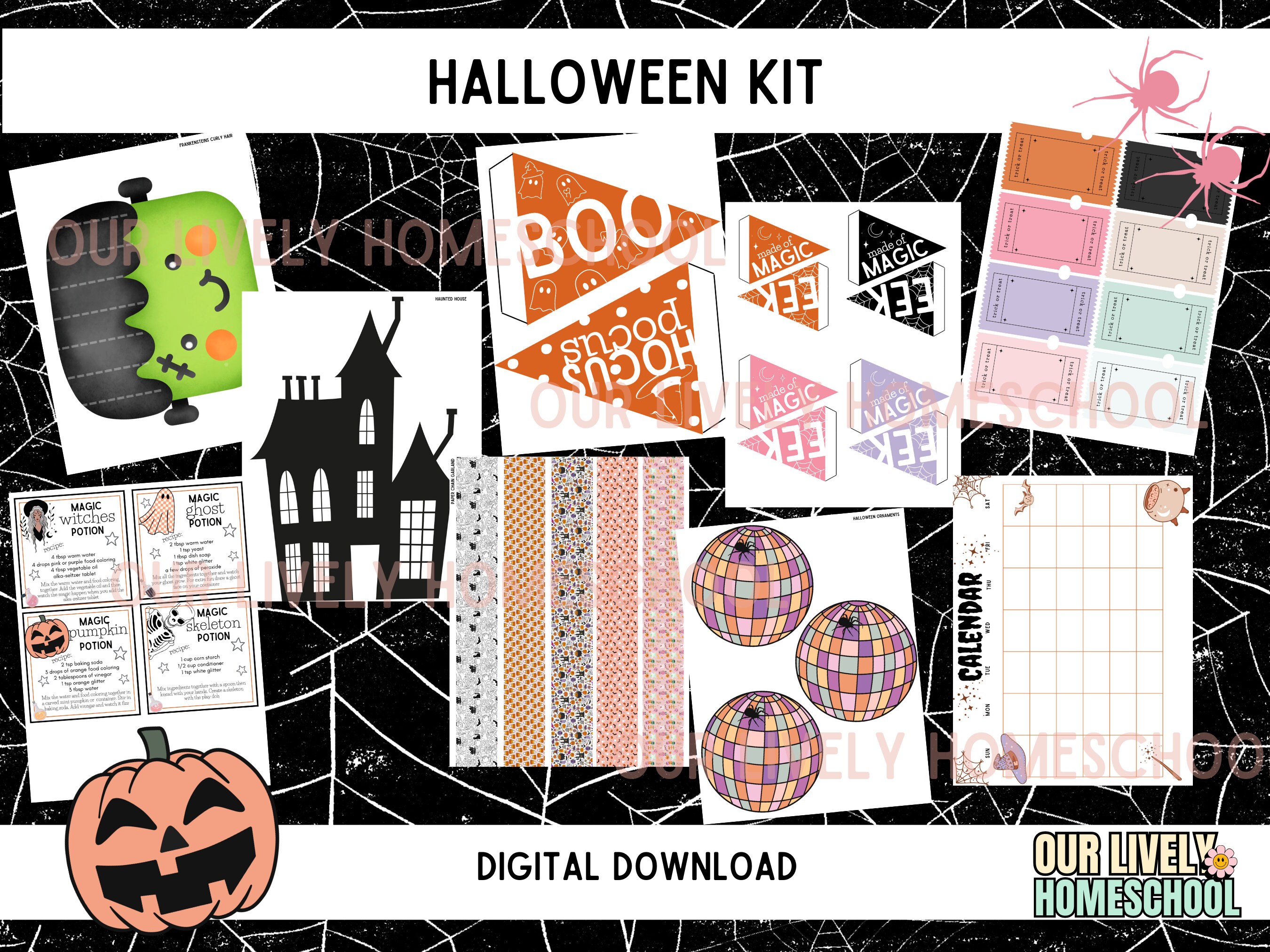 Halloween Activity Bundle/ Halloween Party Games Digital Download ...