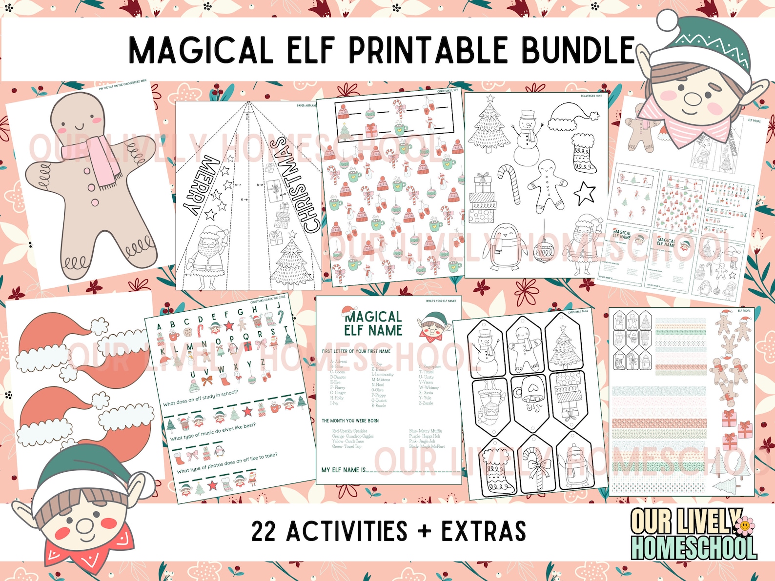 Magical Christmas Elf Kit Digital Download / Elf Activity Kit ...