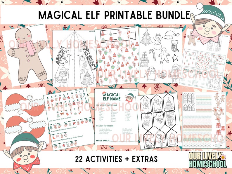 Magical Christmas Elf Kit Digital Download / Elf Activity Kit ...