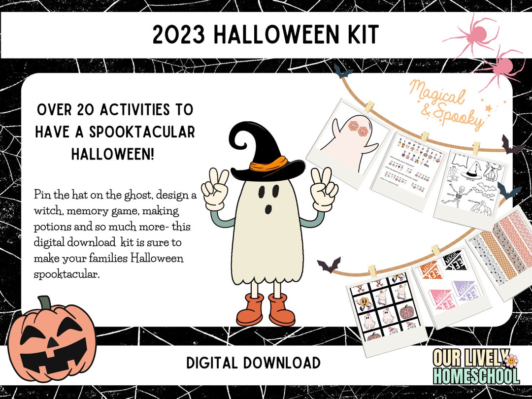 Halloween Activity Bundle/ Halloween Party Games Digital Download ...