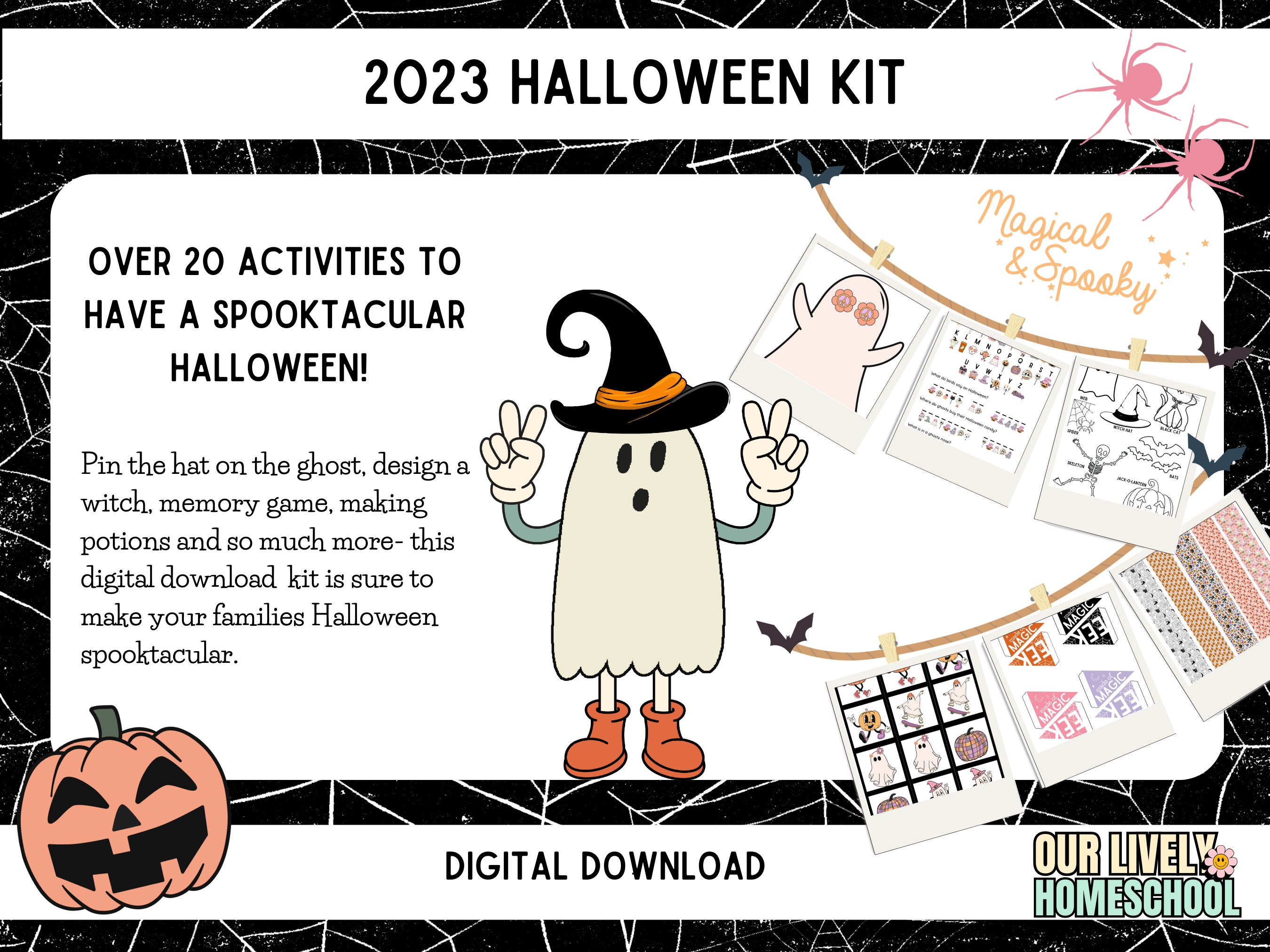 Halloween Activity Bundle/ Halloween Party Games Digital Download ...