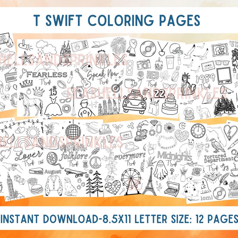 Life of a Showgirl Coloring - Etsy