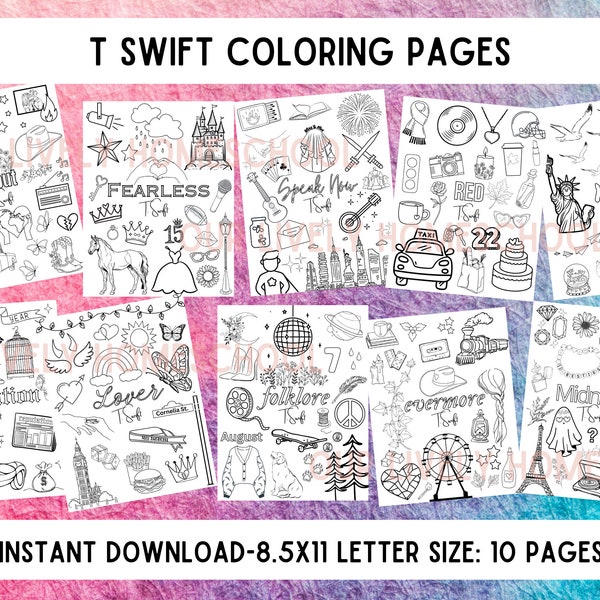 Coloring Pages - Etsy