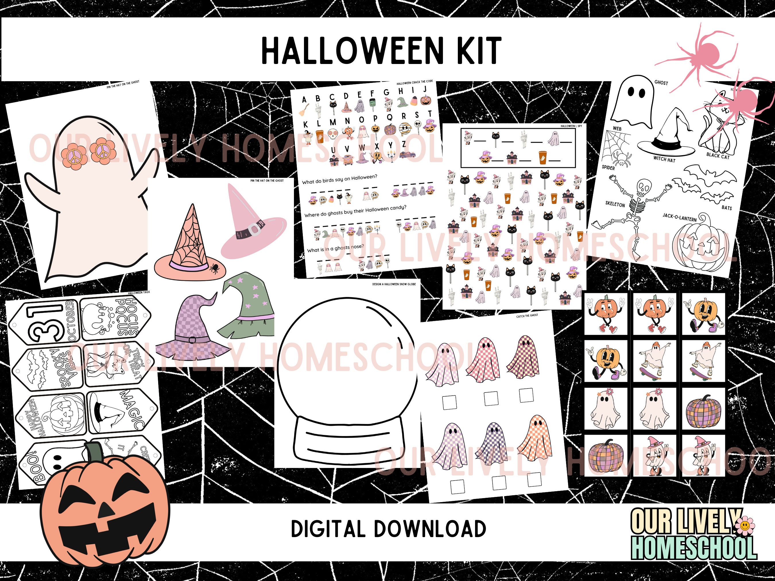Halloween Activity Bundle/ Halloween Party Games Digital Download ...