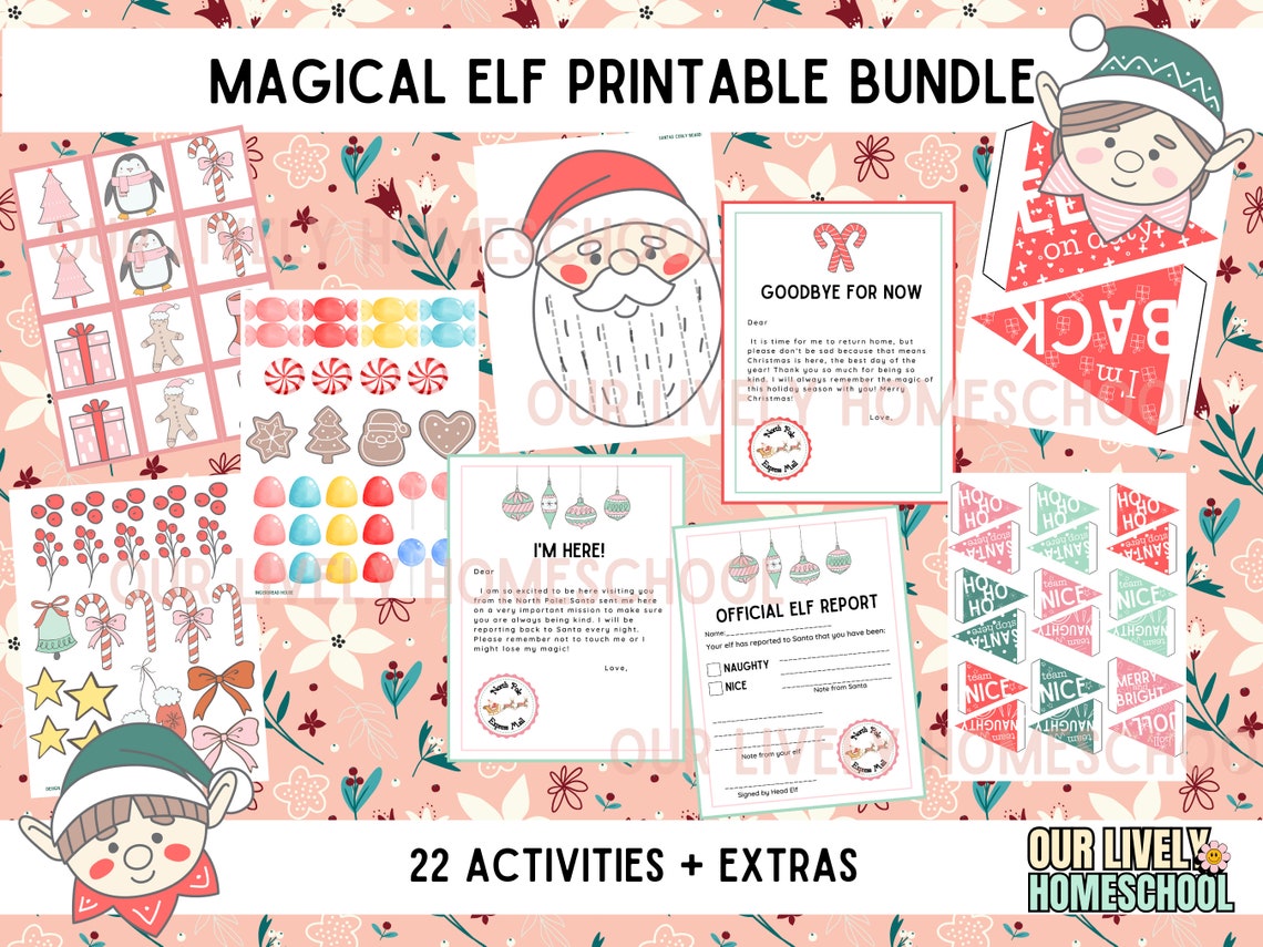 Magical Christmas Elf Kit Digital Download / Elf Activity Kit ...