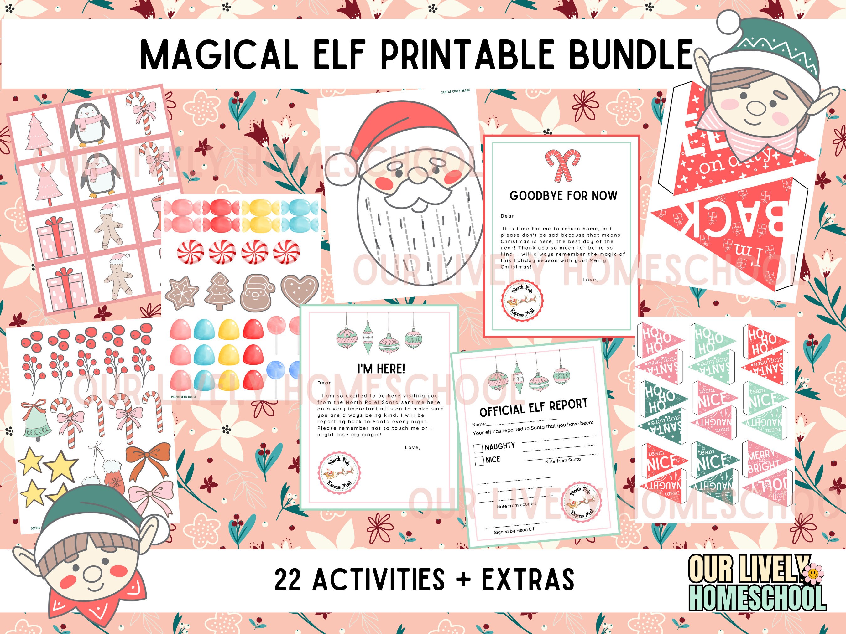 Magical Christmas Elf Kit Digital Download / Elf Activity Kit ...