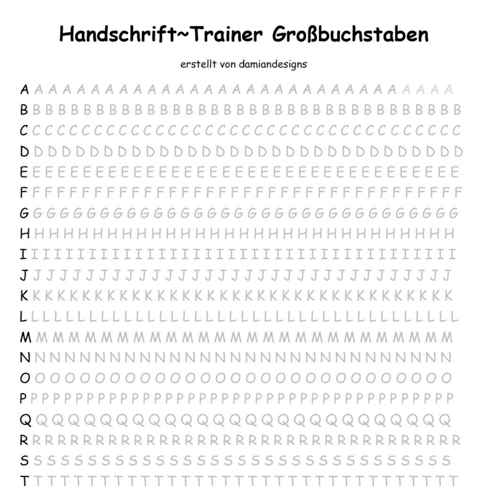 Handwriting Trainer - Etsy