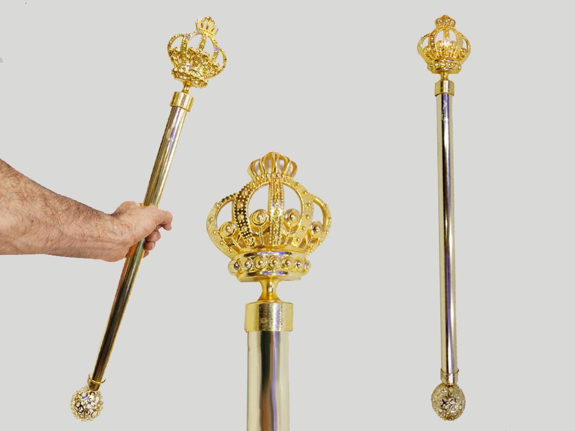 Egyptian Pharaoh Scepter: Metal Ritual Ceremony Prop - Etsy