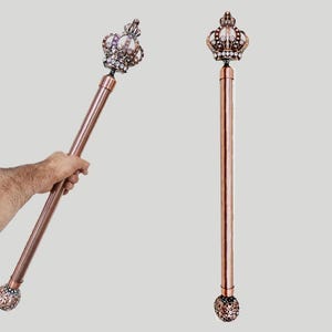 Egyptian Pharaoh Scepter: Metal Ritual Ceremony Prop - Etsy