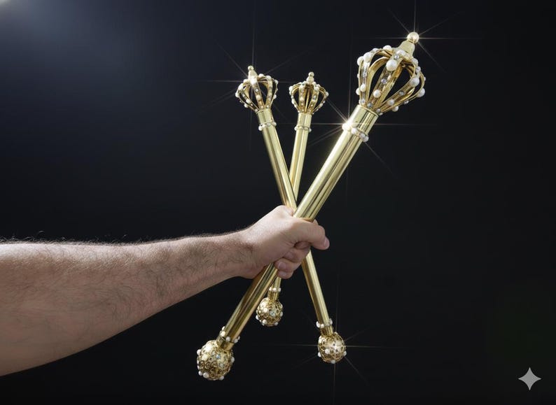 The Scepter of Kings. Power Mace Egyptian Pharaoh Scepter: Metal Ritual ...